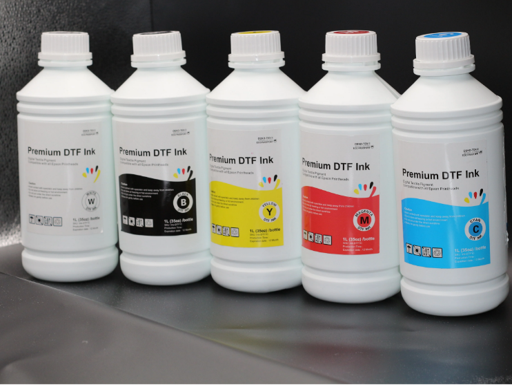 Premium DTF Ink -Textile Pigment Ink 1L/Bottle